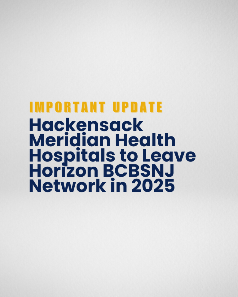 Important Update: Hackensack Meridian Health Hospitals To Leave Horizon ...